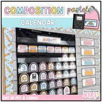 Editable Calendar Pocket Chart | Composite Cutie | Calendar Numbers and ...