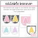 Composition Notebook Banner | Editable | Welcome Banner | Classroom ...