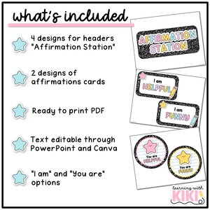 Composition Notebook Classroom Decor Affirmation Station | Mirror ...