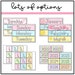 Retro Pastel Flip Calendar | Varsity Patch - Etsy
