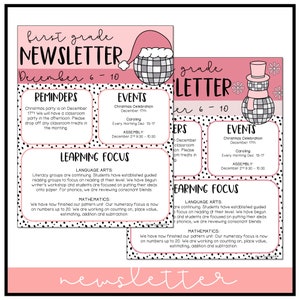 Pink Christmas Classroom Decor Bundle, Bulletin Board, Posters ...