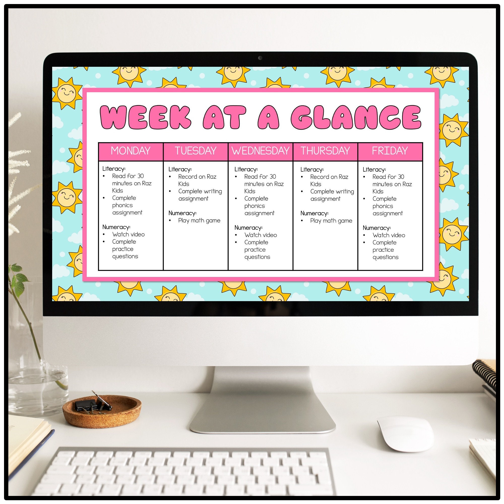 Summer Slides Google and Powerpoint Templates With Timers, Classroom ...