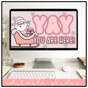Pink Christmas Classroom Decor Bundle, Bulletin Board, Posters ...