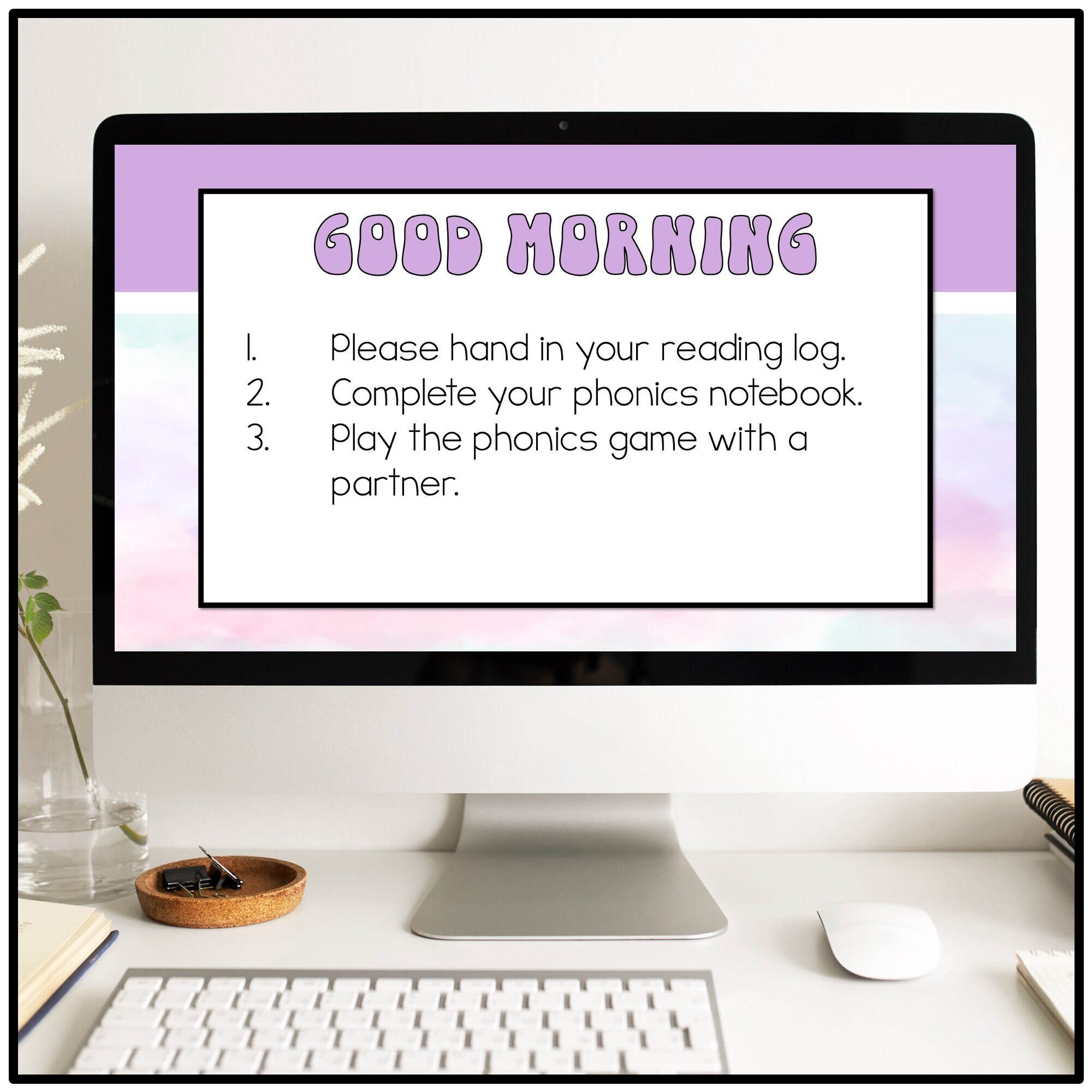 New Year Daily Google Slides and Powerpoint Templates With Timers, 2024 ...