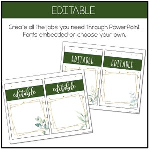 Eucalyptus Classroom Decor | Classroom Jobs for Students | Printables ...