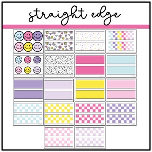 Happy Brights Bulletin Board Borders, Smile Face Daisy, Bright ...