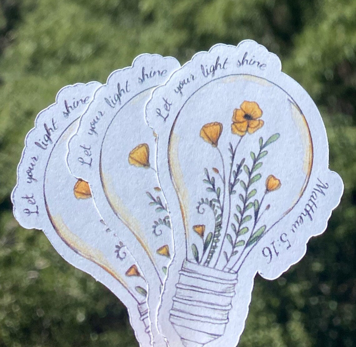 Let Your Light Shine Sticker - Etsy
