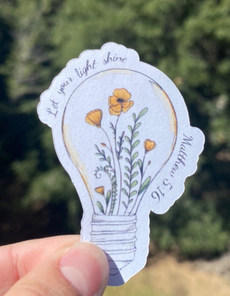Let Your Light Shine Sticker - Etsy