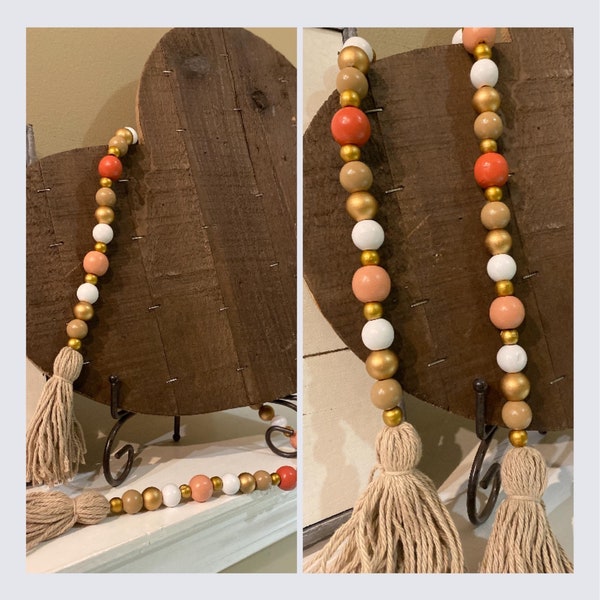 Coral Garland - Etsy