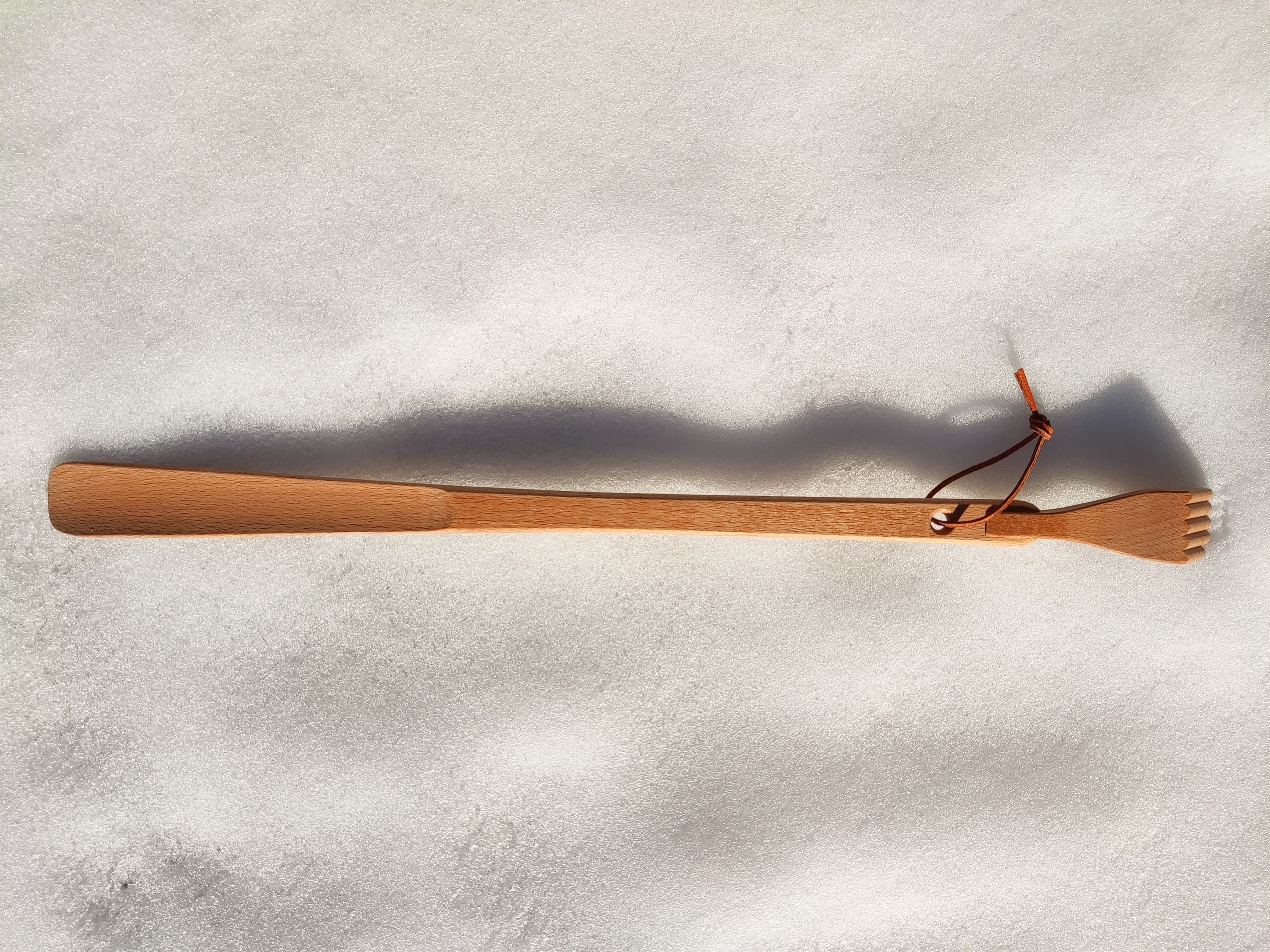 Personalized Wooden Back Scratcher and Shoehorn, With Engraving, Oiled ...