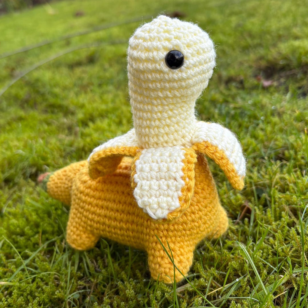 Banana Dino Dinosaur, Bananasaurus, Diplodocus - Stuffed Animal, Plushy ...