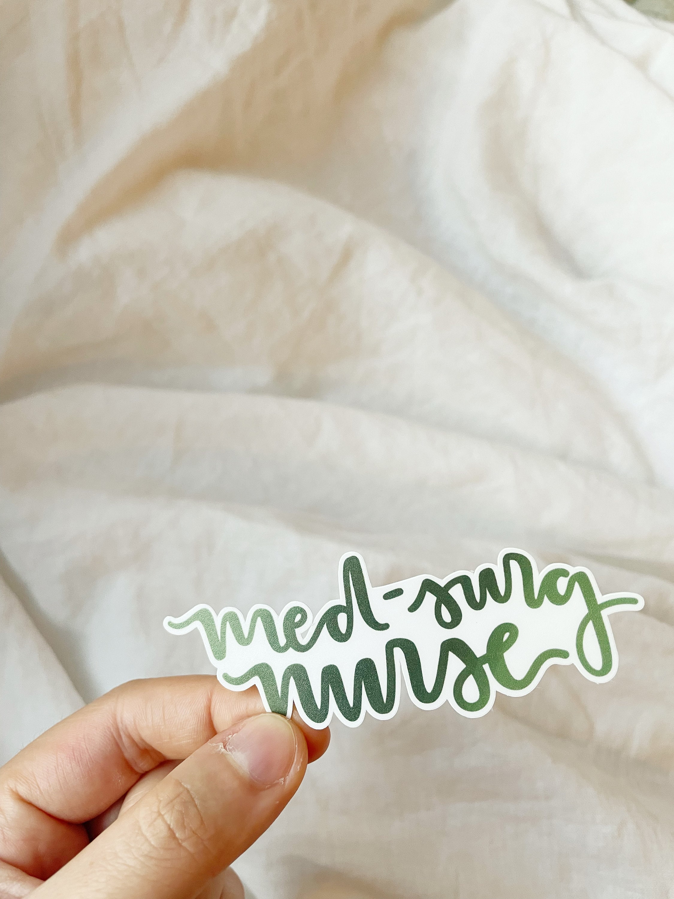 Med-surg Nurse Sticker - Etsy