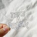 Take A Break Black Outline Sticker - Etsy