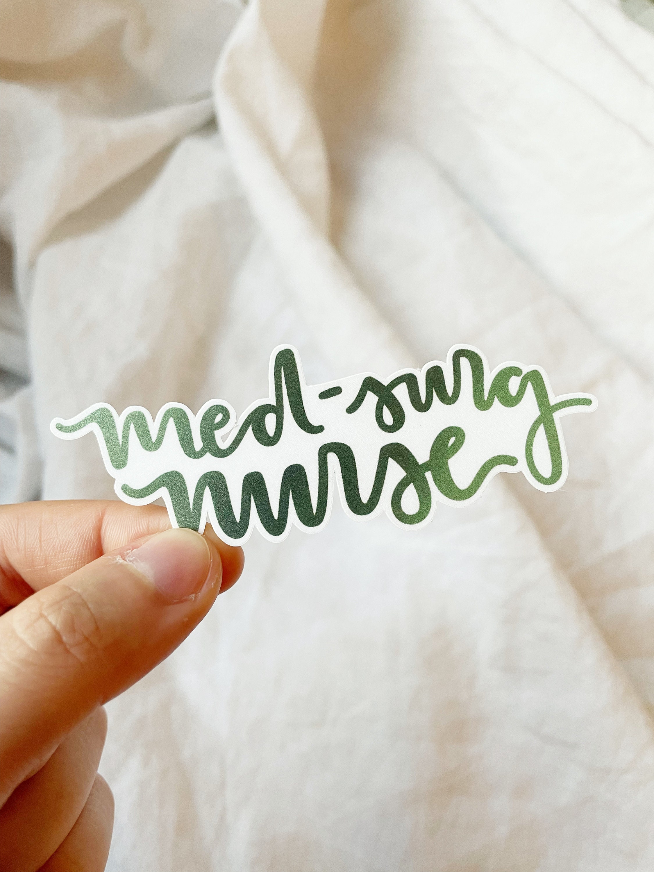 Med-surg Nurse Sticker - Etsy