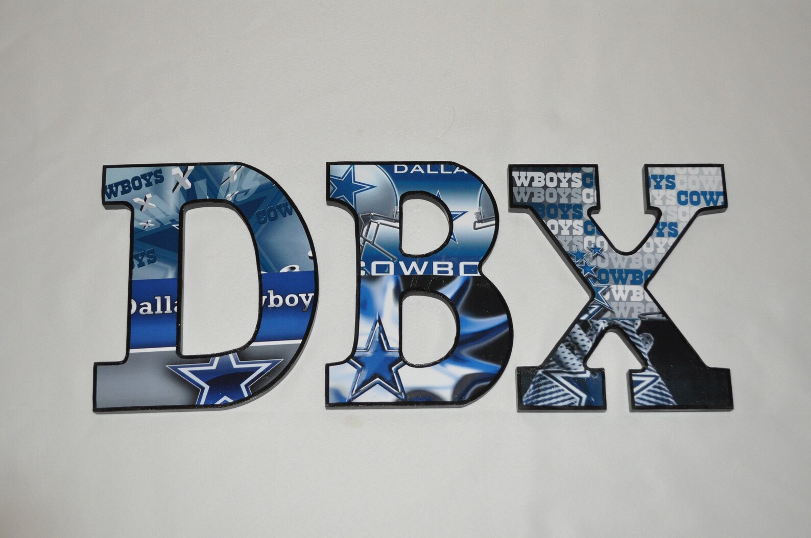 Dallas Cowboys Inspired Personalized Wooden Letters | Etsy