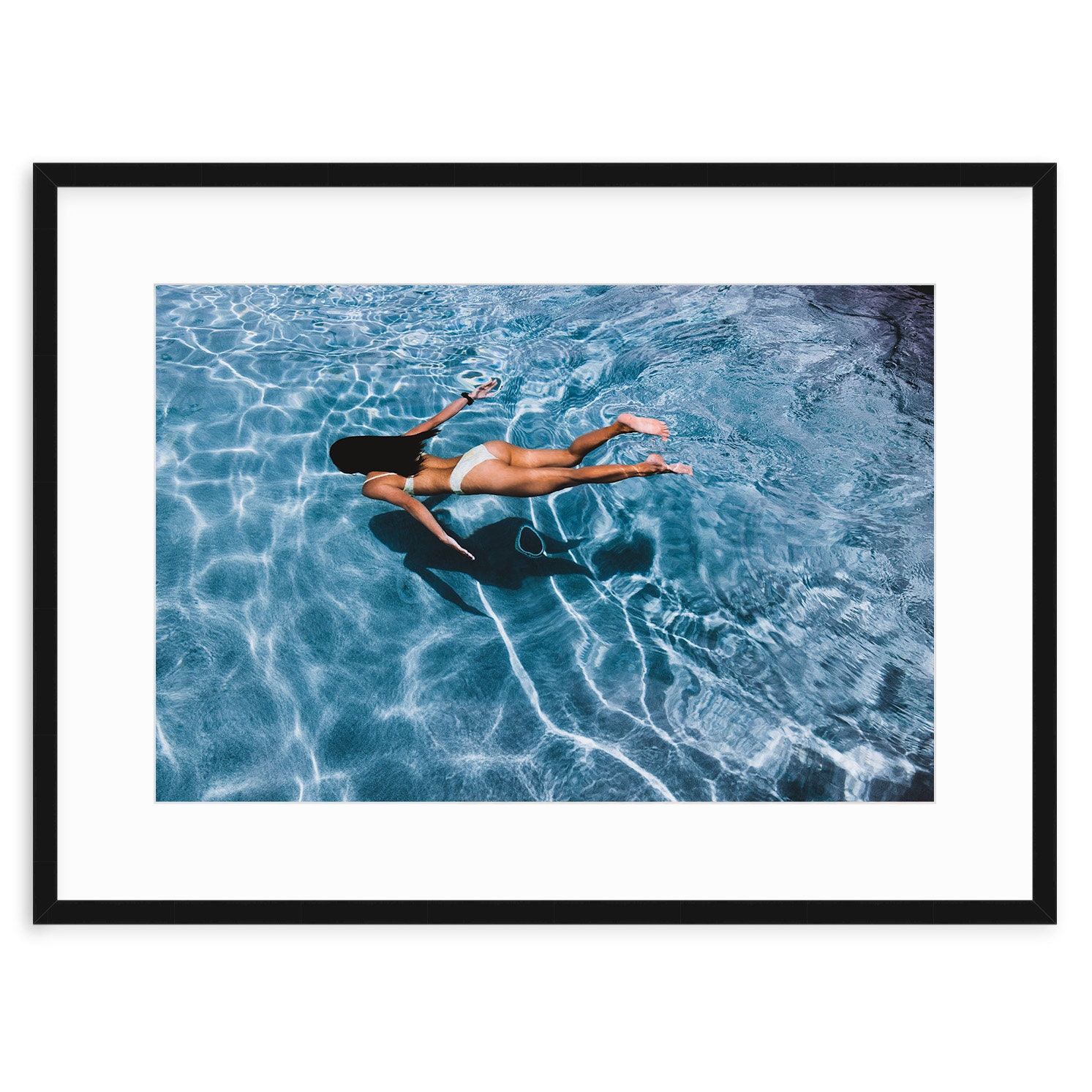 Art Print of Woman Swimming Kauai Hawaii Fine Art - Etsy