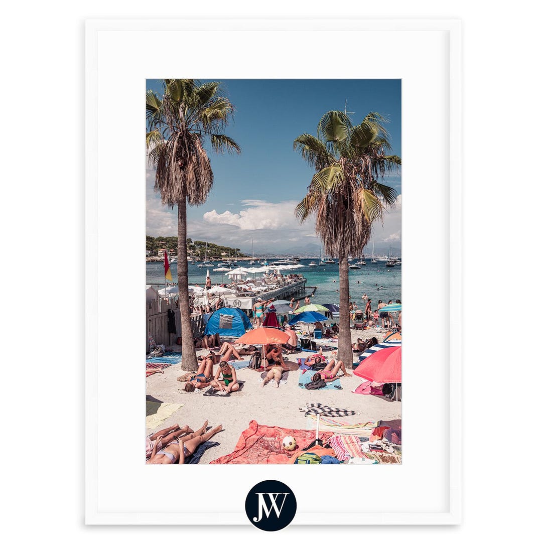 Antibes France Art Prints, French Riviera Photo, Cote D'azur Posters, Vintage Beach Print ...