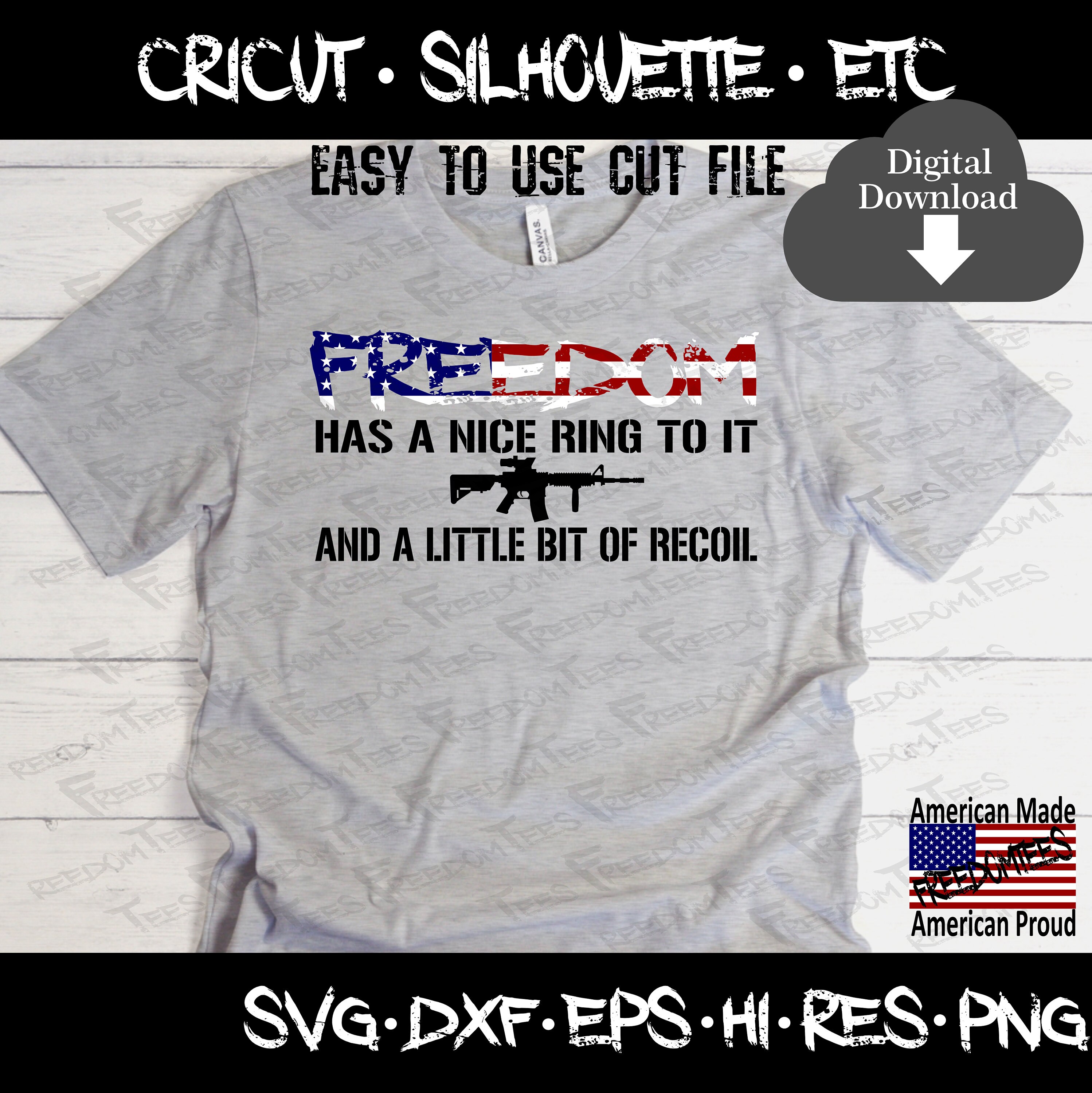 2nd Amendment Svg, Second, Freedom, Ar-15, Cricut, Silhouette, Vector ...