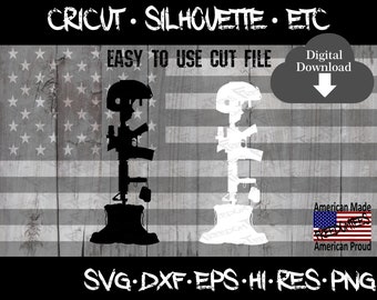 Fallen Soldier Svg | Etsy