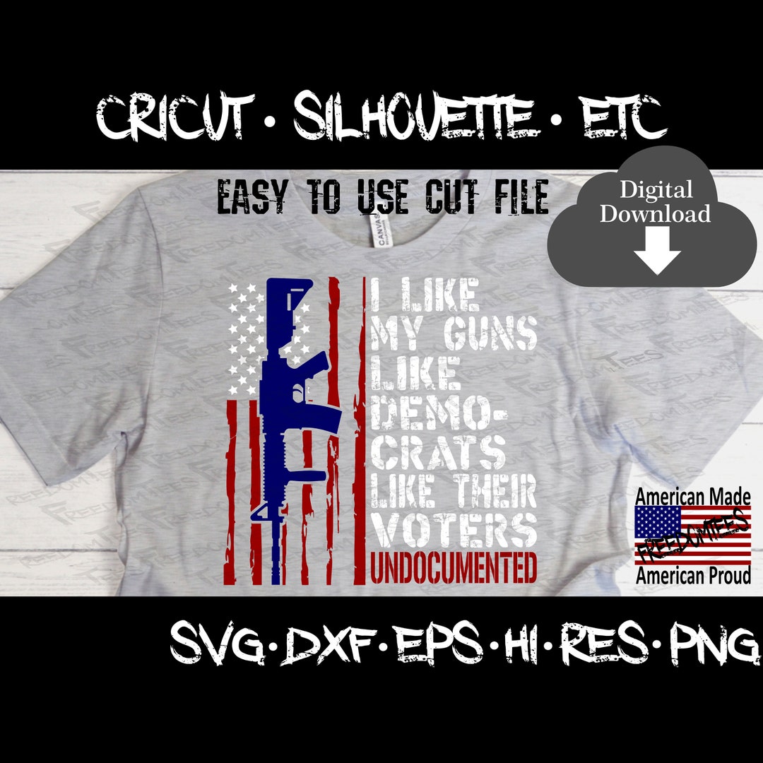 2nd Amendment, Gun Right, Second, Freedom, Ar-15, Cricut, Silhouette ...