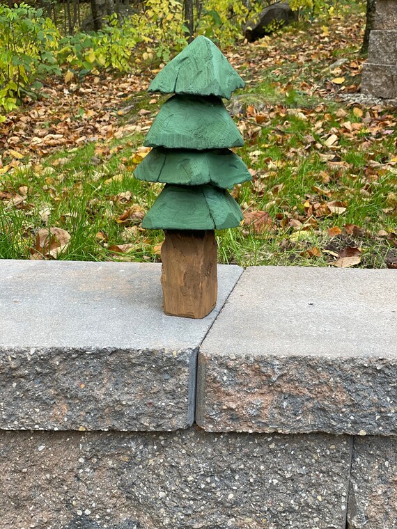 Chainsaw Carving Evergreen Light Green - Etsy