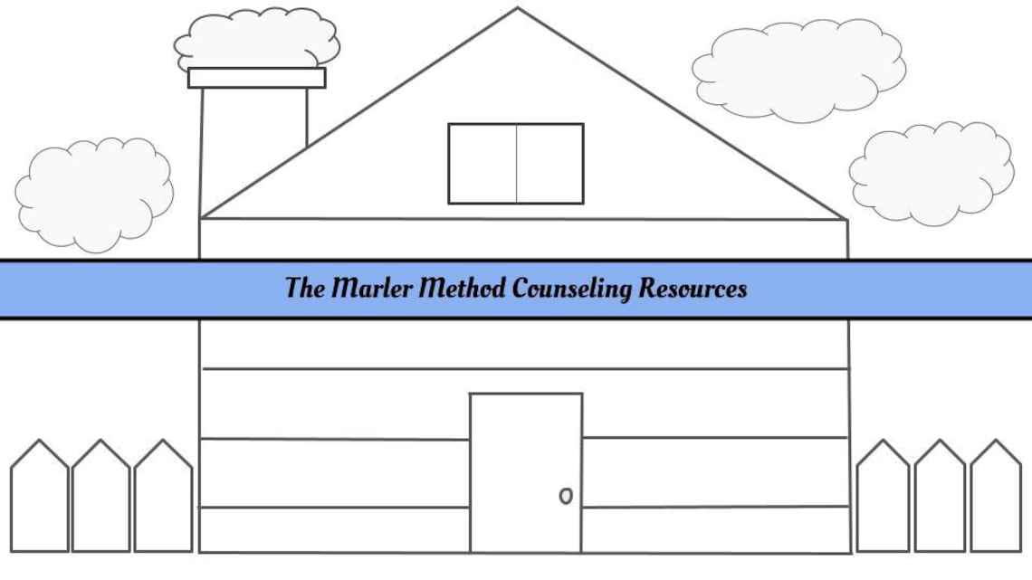 The Grief House Therapeutic Worksheet for Children & Teens to Express ...