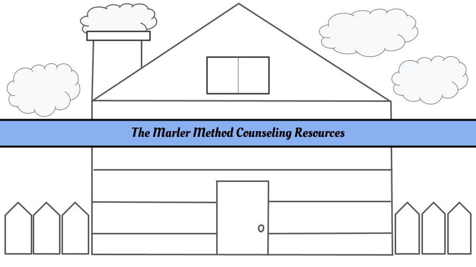 The Grief House Therapeutic Worksheet for Children & Teens to Express ...