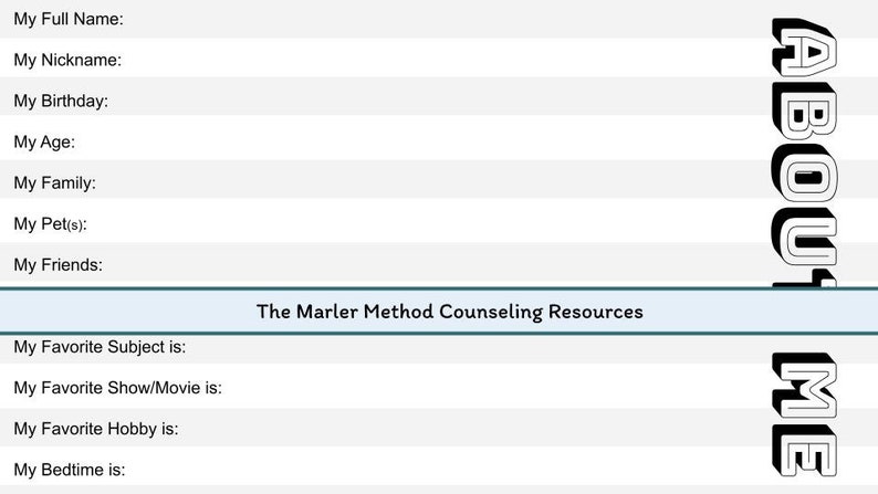 Two-houses CBT Art Therapy Worksheet, Divorce Coping Skills (digital ...