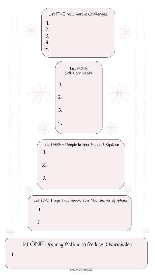 Postpartum Wellness Planner With PPD Self-assessment Tool & Self Care ...