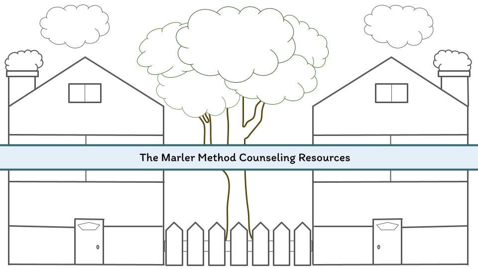 The "two-houses" CBT / ART Therapy Worksheet Activity for Kids Coping W ...