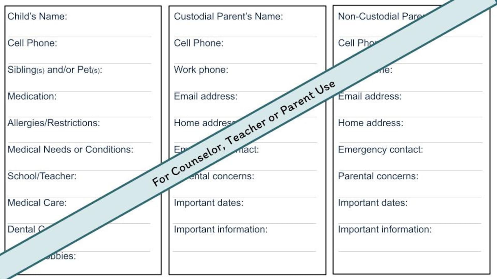 The "two-houses" CBT / ART Therapy Worksheet Activity for Kids Coping W ...