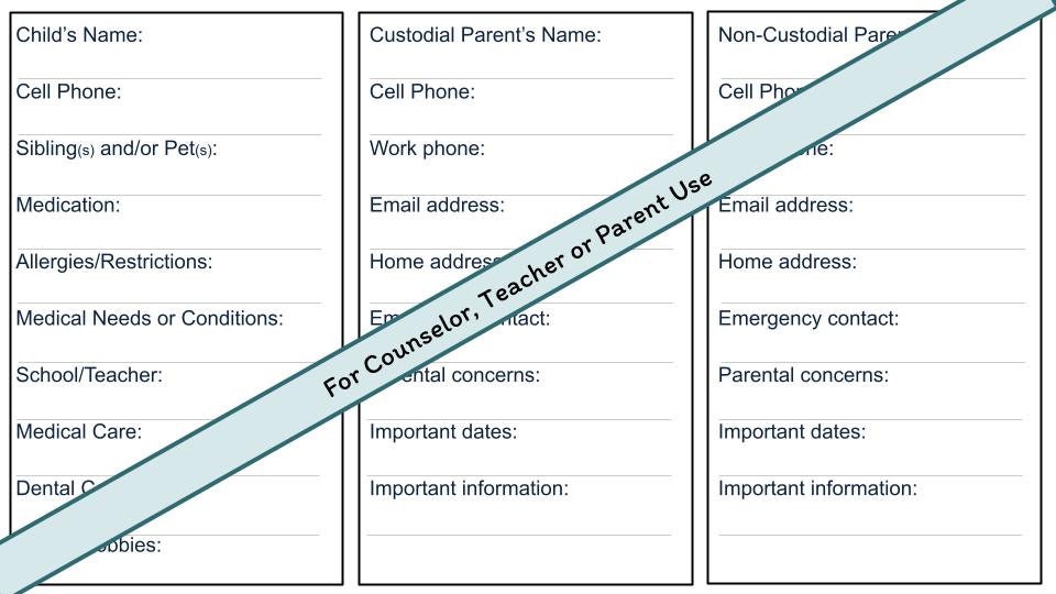 Two-houses CBT Art Therapy Worksheet, Divorce Coping Skills (digital ...