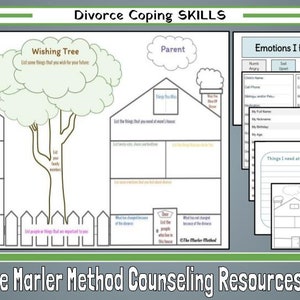 Cognitive Behavioral Therapy Worksheet for Children & Teens W Stess ...