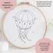 Sweet Ballerina Dancing Hand Embroidery PDF Pattern Template, Elegant ...