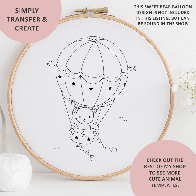 Dandelion Positive Thinking Hand Embroidery PDF Pattern Template Flower ...
