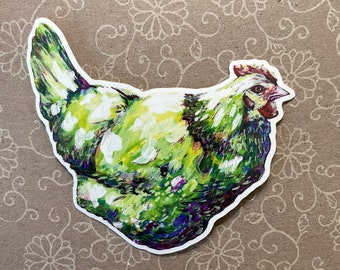 Chicken Mama Car Sticker Chicken Mom Car Sticker Decal - Etsy