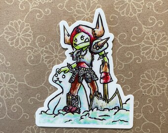 Orc Sticker | Etsy