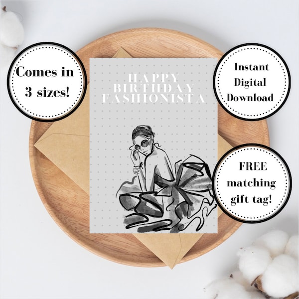 Fashionista Cards - Etsy