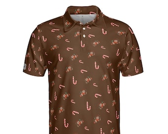 White and Brown Middle Finger Golf Polo Shirt Unisex - Etsy