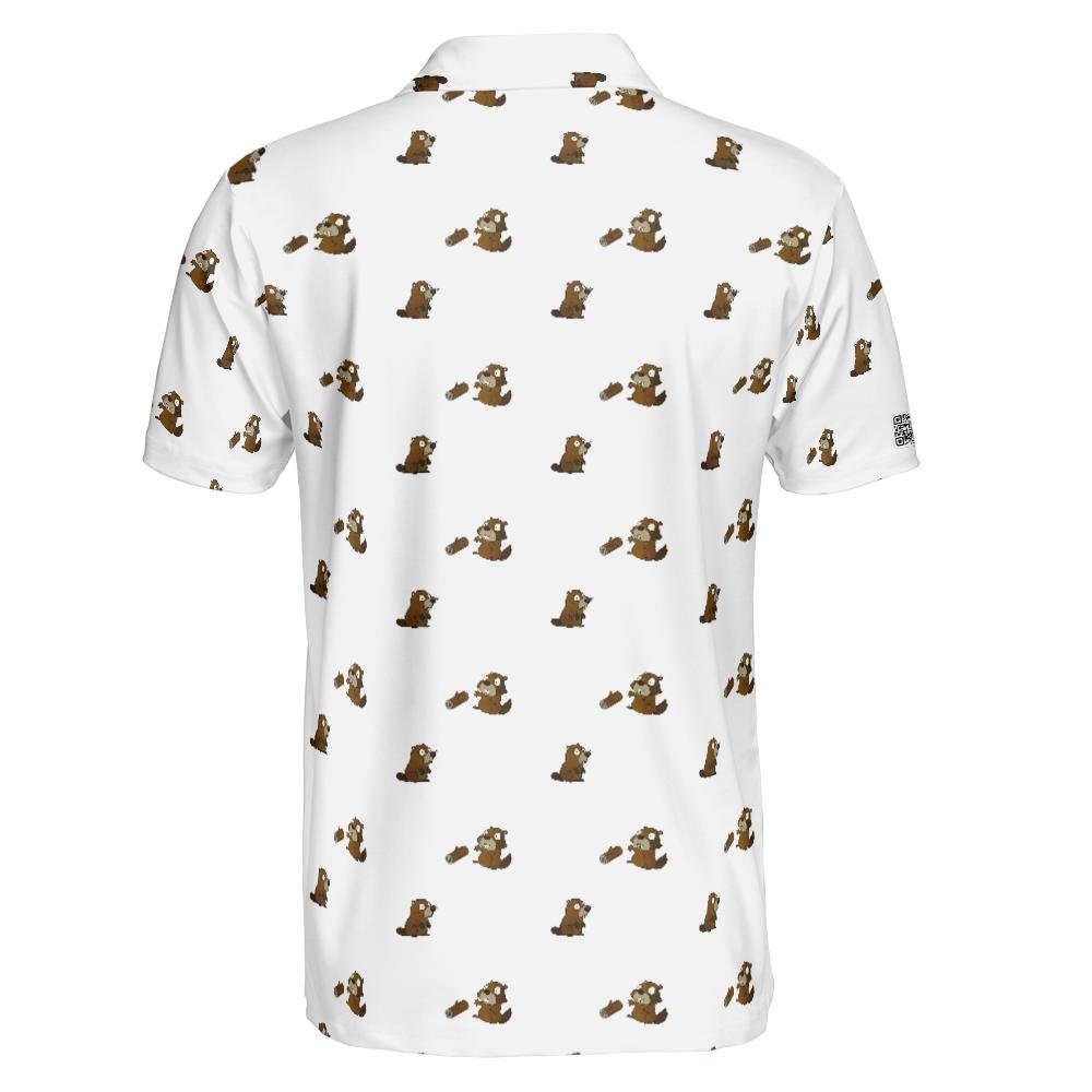 Beaver Golf Polo Shirt Unisex - Etsy