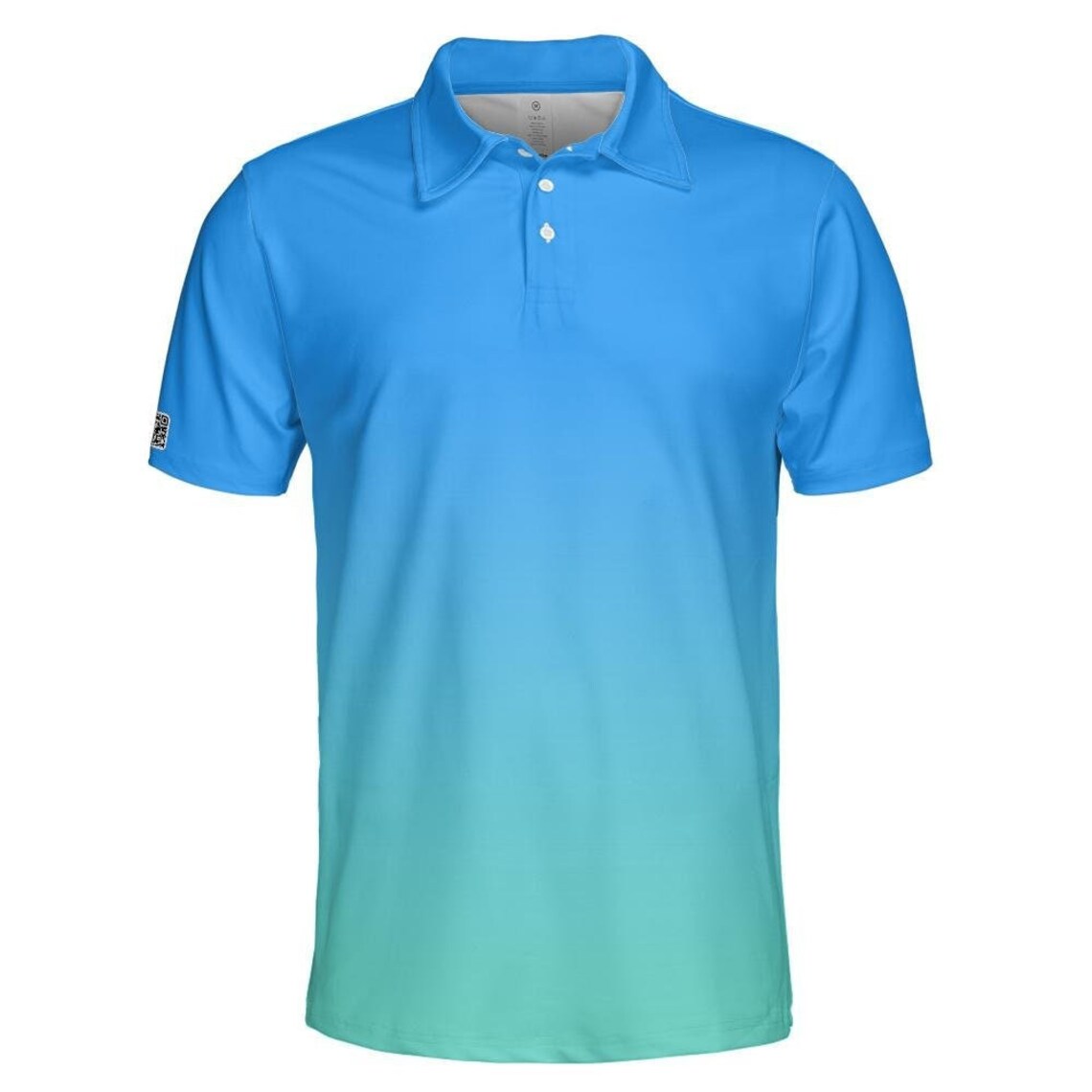 Blue and Green Golf Polo Shirt Unisex - Etsy