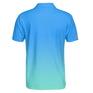 Blue and Green Golf Polo Shirt Unisex - Etsy