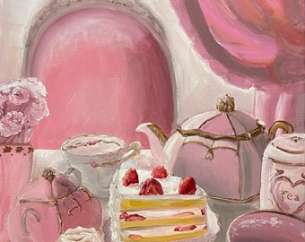 Tea Party Print | Etsy