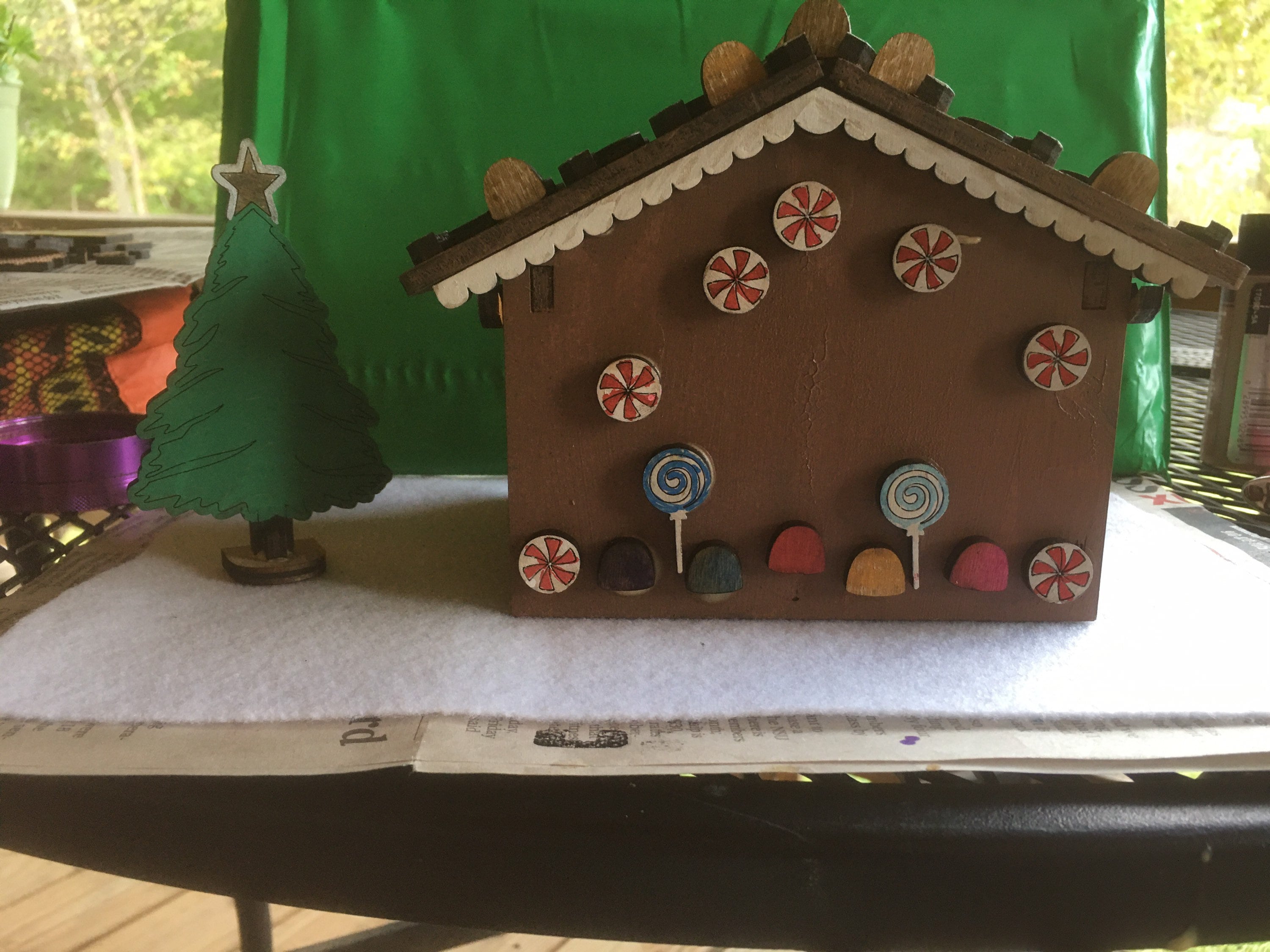 DIY Gingerbread House Kit 7 W 5 D 5 Tall - Etsy