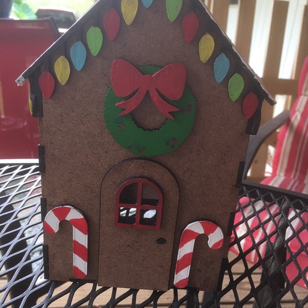 Cardboard Gingerbread House - Etsy