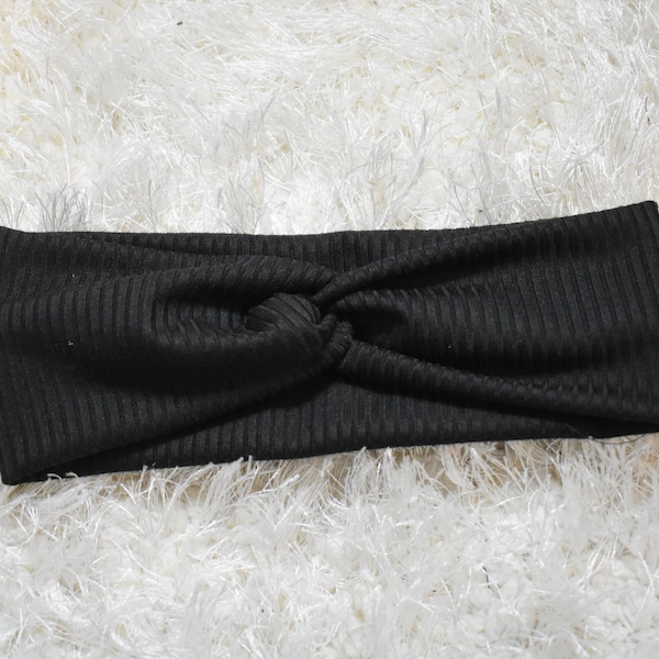 Black Headband - Etsy