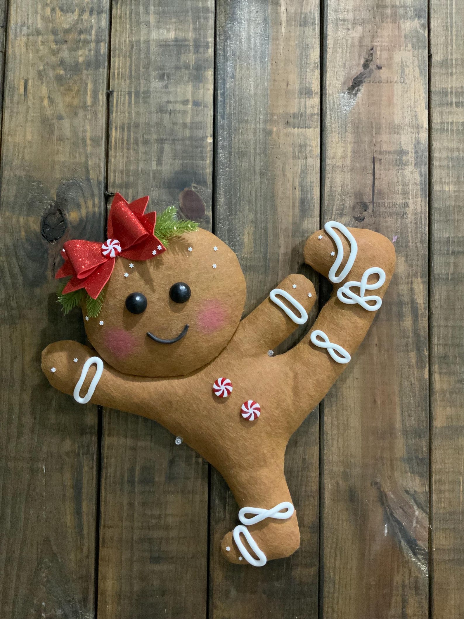 Gingerbread Wreath Attachment, Ballet Gingerbread Girl, Gingerbread ...