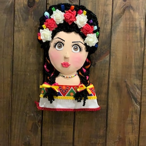 Fiesta Girl Wreath Attachment, Adelita Wreath Attachment, Cinco De Mayo ...