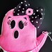 Boo Pink Ghost Halloween Attachment, Wreath Attachment Halloween ...