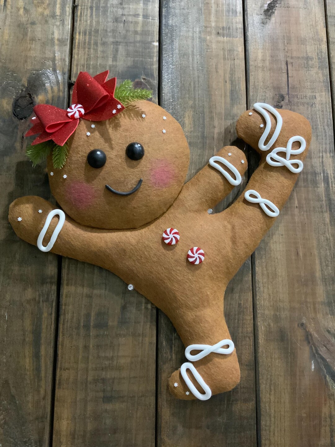 Gingerbread Wreath Attachment, Ballet Gingerbread Girl, Gingerbread ...